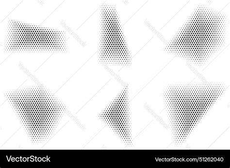 Halftone Star Pattern Reprographic Technique Vector Image
