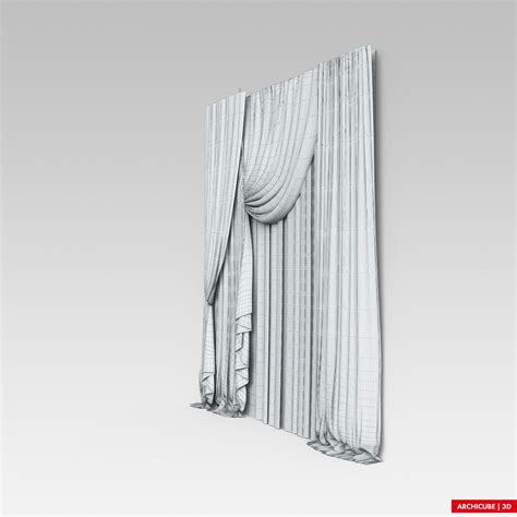 커튼 실크 3d 모델 79 Max Fbx Obj Free3d