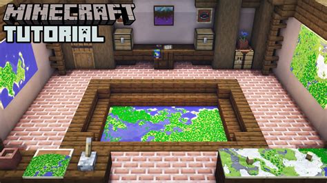 Minecraft Map Room Minecraft Room Tutorial