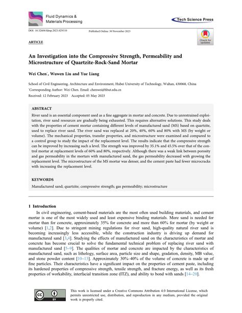 Pdf An Investigation Into The Compressive Strength Permeability And Microstructure Of