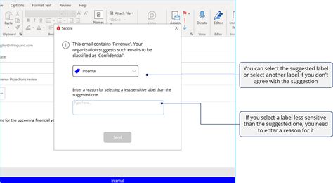 classifying emails in outlook seclore adoption portal