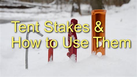 How To Use Tent Stakes At Bridget Powers Blog