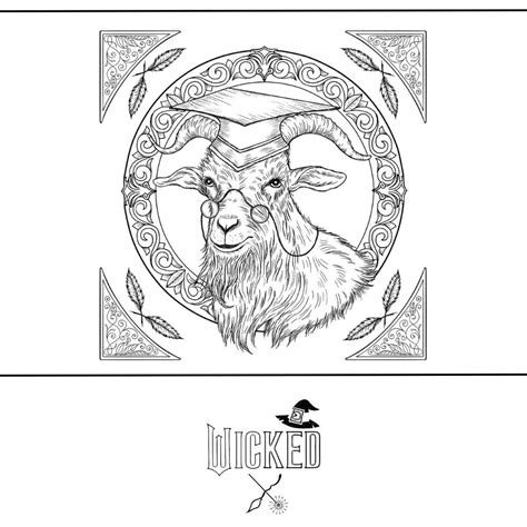 Wicked Coloring Pages Coloringlib