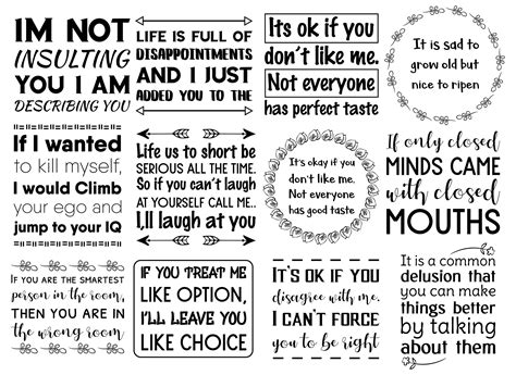 100 Svg Sassy Funny And Sarcastic Quotes Hilarious Jokes Sassy And Sarcasm Bundle Cute
