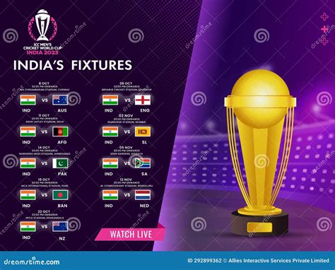Icc Men S Cricket World Cup India 2023 Schedule India S Fixtures Details And Golden Champions