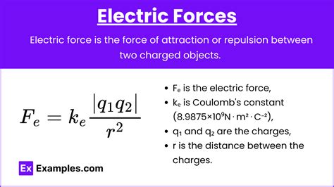 Unit 34 Electric Forces And Free Body Diagrams Notes And Practice