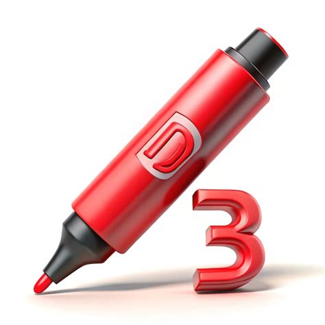 3d Text Highlighter Premium Ai Generated Image