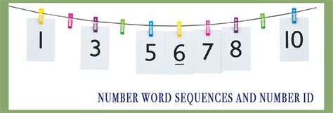 Number Word Sequences And Number Id Hop Into Math Home