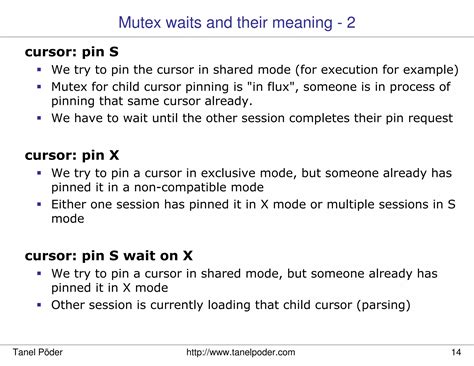 Oracle Latch And Mutex Contention Troubleshooting Ppt