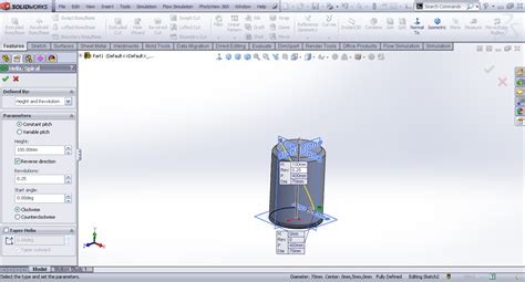 How To Create Knurl In Solidworks Grabcad Tutorials
