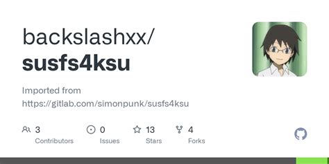 Github Backslashxxsusfs4ksu Imported From