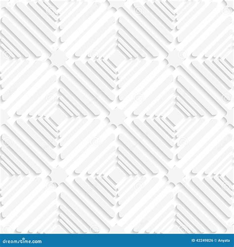 Diagonal White Offset Squares Pattern Stock Vector Illustration Of