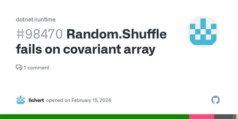 Random Shuffle Fails On Covariant Array Issue Dotnet Runtime