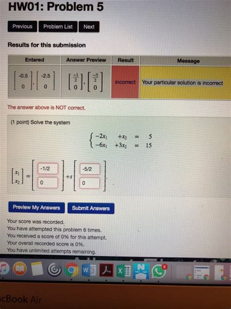 solved hw01 problem 5 previous problem listnext results for