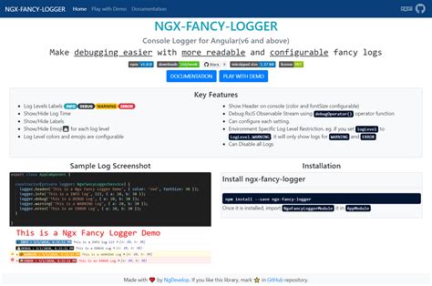 Ngx Fancy Logger Console Logging Utility For Angular V6 And Above Rangular