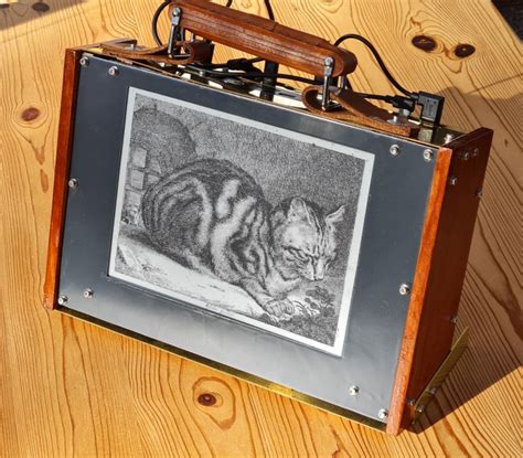 2022 Cyberdeck Contest Steampunk Cyberdeck Is Made From Wood Leather