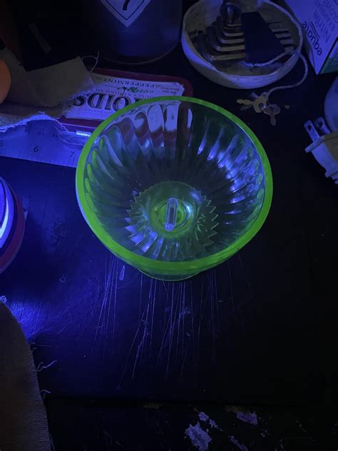 My Uranium Sample In My Uranium Glass Relementcollection