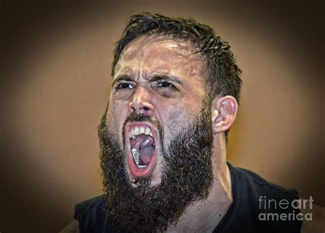 Portrait Of Pro Wrestler Joe Graves Photograph By Jim Fitzpatrick Fine Art America
