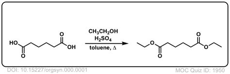 Fischer Esterification Carboxylic Acid To Ester Under Acidic