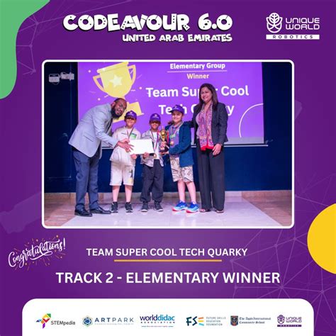 🏆 Track 2 Winners Codeavour 60 Uae National Championship 🏆 Unique World Robotics