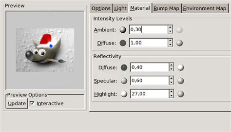 Gimp User Manual 9 4 Lighting Effects