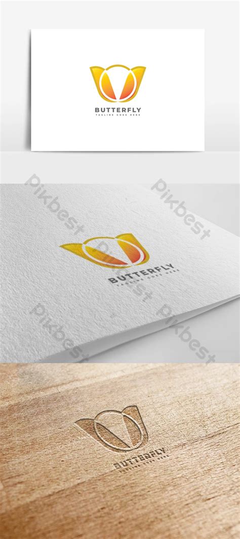 나비 W 편지 로고 템플릿 Png Eps 무료 다운로드 Pikbest