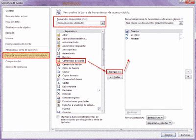 Partes De La Ventana De Microsoft Access Computacion
