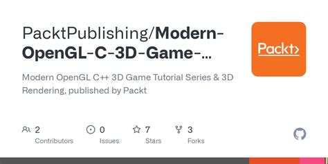 Github Packtpublishingmodern Opengl C 3d Game Tutorial Series 3d Rendering Modern Opengl C