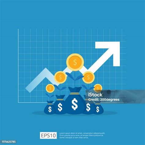 소득 급여 비율 증가 영업이익 률 을 달성했습니다 화살표로 투자 Roi 개념에 대한 수익의 재무 성과 비용 판매 아이콘 달러