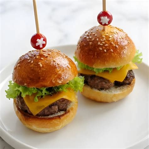Mini Homemade Burgers Soft Juicy And Perfect For Every Occasion