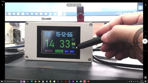 Esp32 Tft Clock Ntp Server Youtube