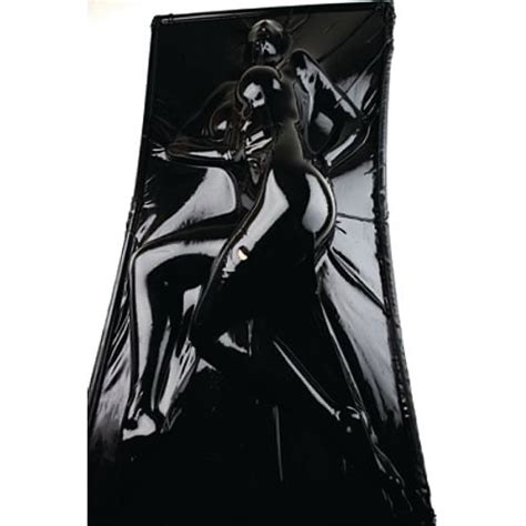 Extreme Black Latex Vacuum Bed Ebay
