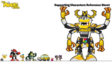 The Mixels Movie Supporting Characters Reference Sheet Fandom