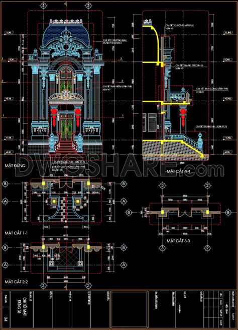 130classical Architectural Details Blocks Free Download