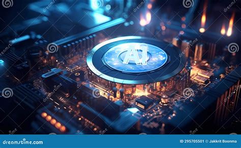 Artificial Intelligence Ai And Machine Learning Ai Concept Generative Ai Illustrations