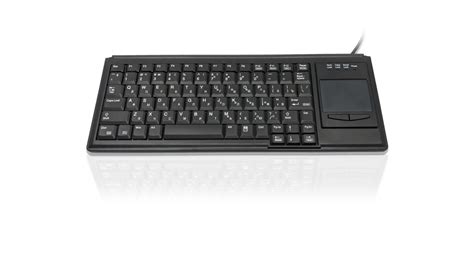 Ceratech Kyb500 K82b 15cy Wired Usb Touchpad Keyboard Qwerty Cyrillic Black Rs