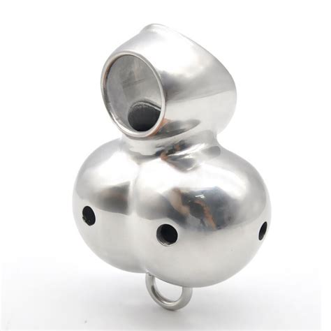Stainless Steel Male Heavy Duty Weight Testicle Ball Scrotum Stretcher