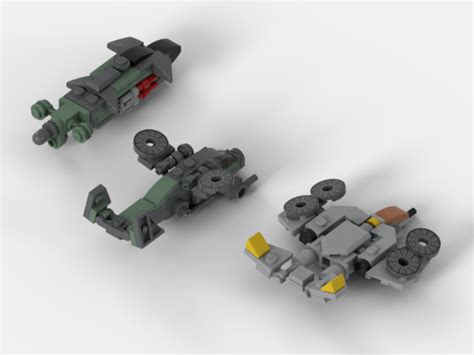 Lego Moc Avatar 2 Micro Vehicles By Ryangc Productions Rebrickable Build With Lego