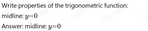 Solved What Is The Midline Equation Of Y 8cos 3π 2 X 1 [algebra]