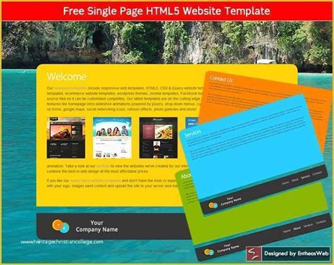 free html5 css3 website templates of free html5 and css3 website