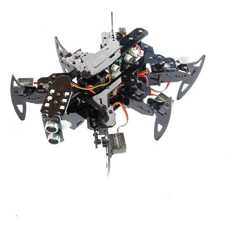 A Sonic Xs71816 Hexapod Spider Robot Kit With Compatible Arduino Ide Spider Walking Crawling