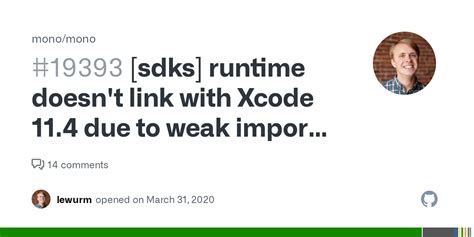 [sdks] runtime doesn t link with xcode 11 4 due to weak import symbol