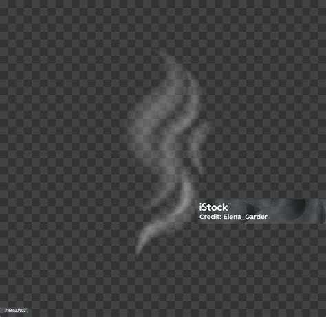 커피 연기 차 증기 증기파 흐름 벡터 현실적인 뜨거운 증기 효과 마음 사랑 형태 안개 검은색에 대한 스톡 벡터 아트 및 기타 이미지 Istock