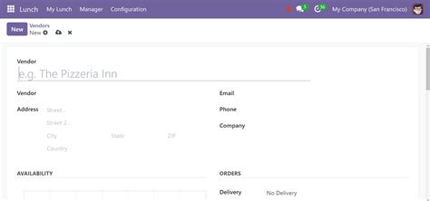 Configuration In Odoo 18 Lunch Odoo 18 Community Book