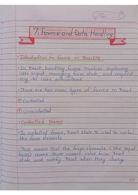 Reactjs Handwritten Notes Topperworld