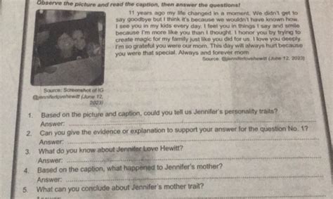 Observe The Picture And Read The Caption Then StudyX