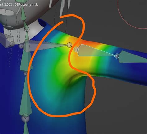 Rigging Why Is My Shirt Cloth Simulation Clipping Through My Body Mesh And Some Parts Still
