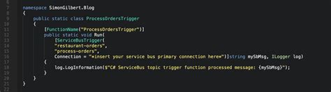 Using Serverless Azure Functions Faas To Write Service Bus Topic Messages To Nosql Azure Table