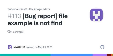 [bug report] file example is not find · issue 113 · fluttercandies