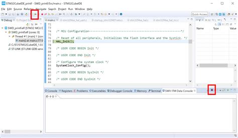 Stm32cubeideでprintf【swo編】 ゆっきぶろぐ
